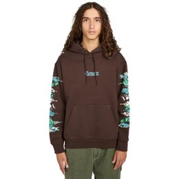 Kapuzensweatshirt Element "Rolling Dead", Herren, Gr. M, java, 50% Baumwolle, 30% Baumwolle, 20% Polyester, Sweatshirts