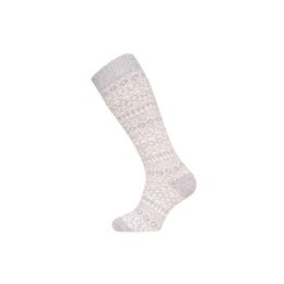 Homeofsocks Knee High Socks 'HOSK704' female Grey size 43-46