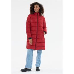 Wintermantel WHISTLER "Amaret", Damen, Gr. 38, rot, 100% Polyester, unifarben, lang, ohne Ausschnitt, Mäntel, mit Kunstdaunenpolster und 2-Wege-Reißverschluss