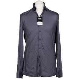 OLYMP Hemd Herren Größe M Second Hand marine