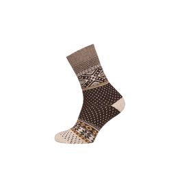 HomeOfSocks Socken 'HOS456' Damen Gr&ouml;&szlig;e 35/38 braun