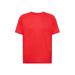 Under Armour Funktionsshirt 'Tech 2.0' Herren Gr&ouml;&szlig;e XL anthrazit / feuerrot