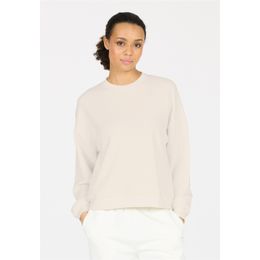 ENDURANCE ATHLECIA ATHLECIA Damen Sweatshirt "Jillnana"sanftes wei&szlig;, Gr. 46, unifarben, 51% Polyester, 44% Modal, 5% Elasthan, Sweatshirts, im klassischen Design