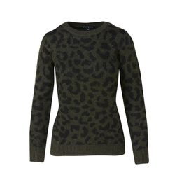 Koroshi Pullover Damen Gr&ouml;&szlig;e XL khaki / schwarz