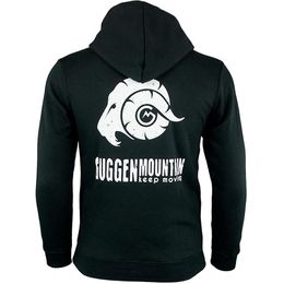 GUGGEN Mountain Sweatshirt 'Kapuzenpullover H06 Fleece Hoodie' male Black size S