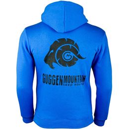 GUGGEN Mountain Sweatshirt 'Kapuzenpullover H02 Fleece Hoodie' Herren Gr&ouml;&szlig;e L blau