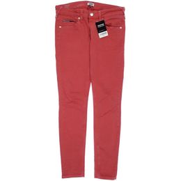 Tommy Jeans Jeans Damen Gr&ouml;&szlig;e 29 Second Hand rot