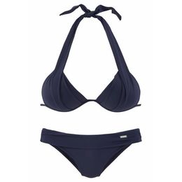 Lascana Set: Triangel-Bikini blau Gr. 36 Cup A. Ohne B&uuml;gel