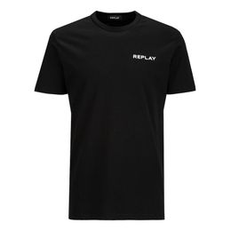 Replay T-Shirt 'Piece' Herren Gr&ouml;&szlig;e XXL schwarz
