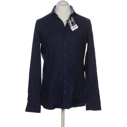 OLYMP Hemd Herren Größe M Second Hand marine