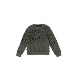 Koroshi Pullover Jungen Gr&ouml;&szlig;e 152 khaki / schwarz