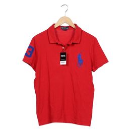 Polo Ralph Lauren Poloshirt Herren Größe L Second Hand rot