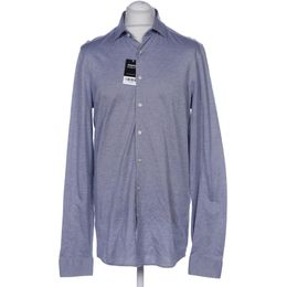 OLYMP Hemd Herren Größe L Second Hand blau
