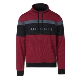 Koroshi Pullover Herren Gr&ouml;&szlig;e XL dunkelgrau / rot / schwarz