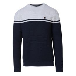 Koroshi Pullover Herren Gr&ouml;&szlig;e L navy / hellgrau