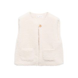 Mango Kids Weste 'PASTO' M&auml;dchen Gr&ouml;&szlig;e 104/110 beige