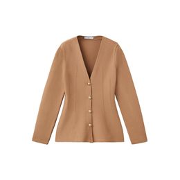 Mango Strickjacke 'Tona' Damen Gr&ouml;&szlig;e S hellbraun