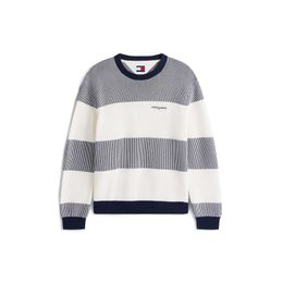 Tommy Jeans Pullover Herren Gr&ouml;&szlig;e XXL navy / wei&szlig;