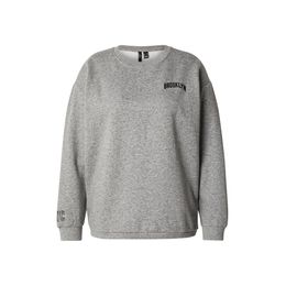 Vero Moda Curve Sweatshirt 'VMCTRINA' Damen Gr&ouml;&szlig;e XXL graumeliert / schwarz