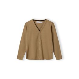 MINOTI Strickjacke Jungen Gr&ouml;&szlig;e 104/110 camel