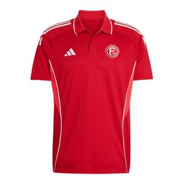 Adidas Fortuna Düsseldorf Polo Rot, Größe 2XL, Herren, Fan Artikel - 11teamsports