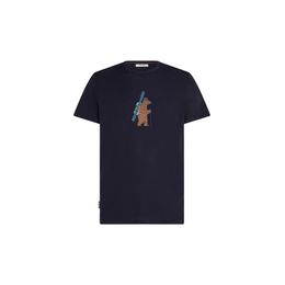 Icebreaker Funktionsshirt 'Tech Lite' Herren Gr&ouml;&szlig;e XXL navy / orange