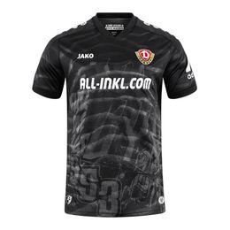 Jako Dynamo Dresden Trikot Away 2025/2026 Kids Schwarz F800, Größe 116, Kinder, Fan Artikel - 11teamsports