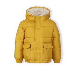 MINOTI Winterjacke Jungen Gr&ouml;&szlig;e 80/86 senf