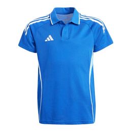 Adidas Tiro 25 Competition Polo Kids Blau, Größe 128, Kinder, Kinder - 11teamsports