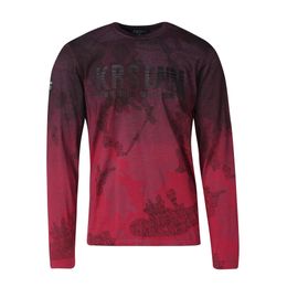Koroshi T-Shirt Herren Gr&ouml;&szlig;e XXXL rot / bordeaux / schwarz