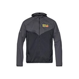 Nike Sportjacke 'City Marathon Stride' Herren Gr&ouml;&szlig;e XL gelb / graphit / hellrot / schwarz