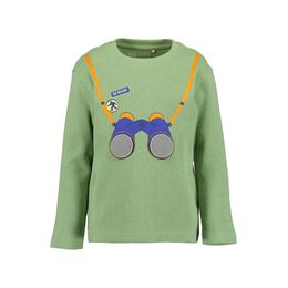 Blue Seven Shirt Jungen Gr&ouml;&szlig;e 128 navy / grau / pastellgr&uuml;n / orange