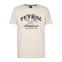 PETROL INDUSTRIES Shirt in Hellgrau - 44% | Gr&ouml;&szlig;e XL | Herren-plussize
