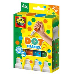 SES Malset "Dot Markers - 4 Farben XXL" - ab 3 Jahren - 12% | Kinder-kreativspielzeug