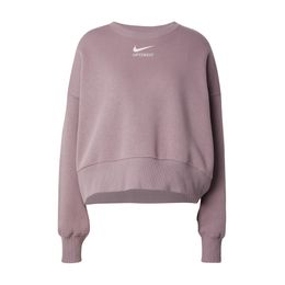 Nike Sportswear Sweatshirt 'PHNX FLC' Damen Gr&ouml;&szlig;e M taupe / wei&szlig;