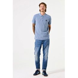 Garcia Poloshirt in Hellblau - 39% | Größe XL | Herren-plussize