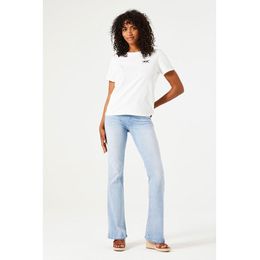 Garcia Jeans - Flared fit - in Hellblau - 47% | Größe W30 | Damenjeans