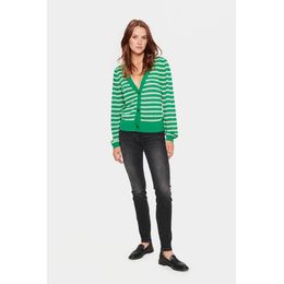 Saint Tropez Cardigan "Saint Tropez" in Gr&uuml;n - 72% | Gr&ouml;&szlig;e M | Damen-pullover-cardigans