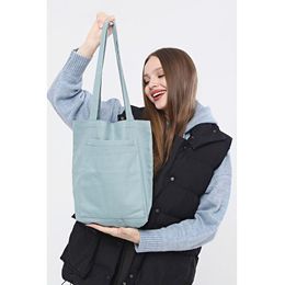 Lucky Bees Shopper in Hellblau - (B)33 x (H)45 x (T)10 cm - 60% | Damen-taschen