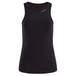 Tanktop WINSHAPE "AET134LS", Damen, Gr. XS, schwarz, 85% Polyester, 15% Elasthan, Rundhals, Tops Tanktop, Functional Soft and Light