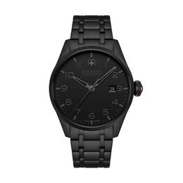 SWISS MILITARY HANOWA Uhren - Quarzuhr Thunderbolt - Gr. unisize - in Schwarz - f&uuml;r Damen