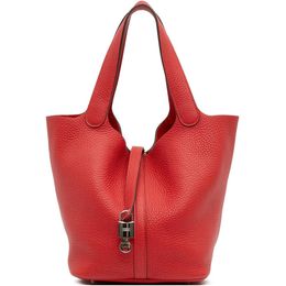 Herm&egrave;s Herm&egrave;s Crossbody Bags - Clemence Picotin Lock 22 - Gr. unisize - in Rot - f&uuml;r Damen