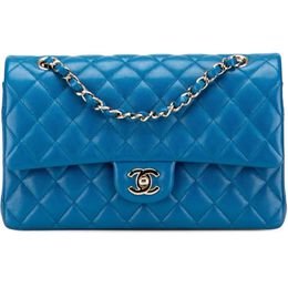 Chanel Hobo Bags - Medium Classic Caviar Double Flap - Gr. unisize - in Blau - f&uuml;r Damen