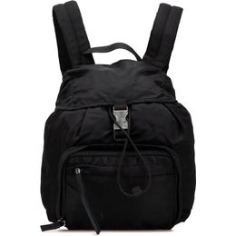 Prada Rucks&auml;cke - Tessuto Backpack - Gr. unisize - in Schwarz - f&uuml;r Damen