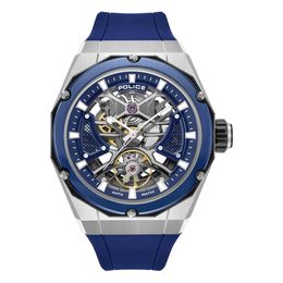 Police Uhren - Automatikuhr Dayton - Gr. unisize - in Blau - f&uuml;r Damen