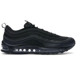 Nike Low-Top Sneaker - Nike Air Max 97 Triple Black - Gr. 47 - in Schwarz - f&uuml;r Damen
