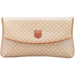 C&eacute;line Celine Clutches - Macadam Coated Canvas Clutch - Gr. unisize - in Braun - f&uuml;r Damen
