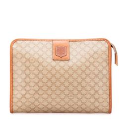 C&eacute;line Celine Clutches - Macadam Coated Canvas Clutch - Gr. unisize - in Braun - f&uuml;r Damen