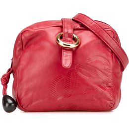 Loewe Hobo Bags - Leather Anagram Crossbody - Gr. unisize - in Rot - f&uuml;r Damen