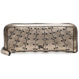 Burberry Clutches - Metallic Leather Clutch - Gr. unisize - in Gold - f&uuml;r Damen